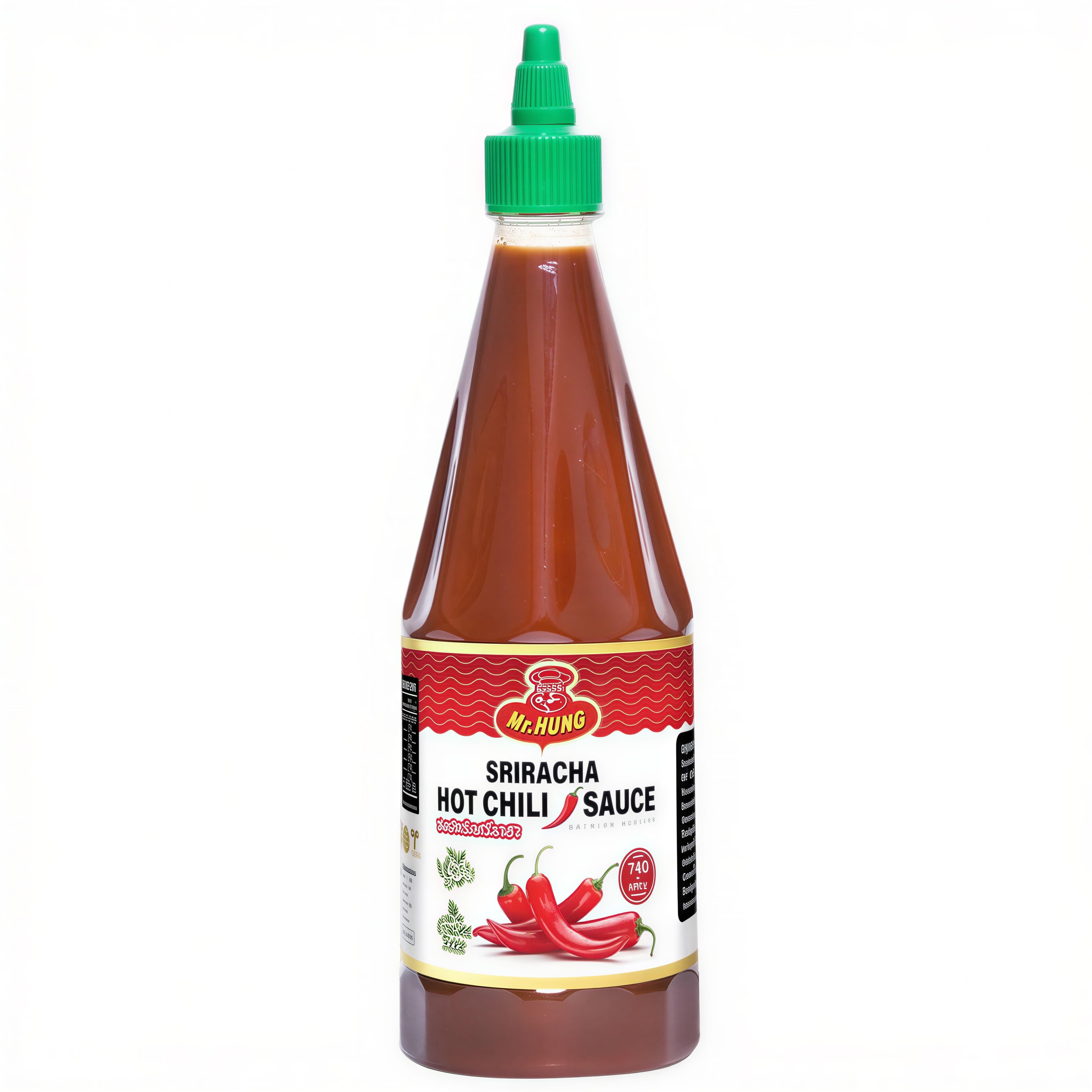 MR HUNG Sriracha Hot Chili Sauce 740ml | Authentic Taste | Spicy & Ver ...