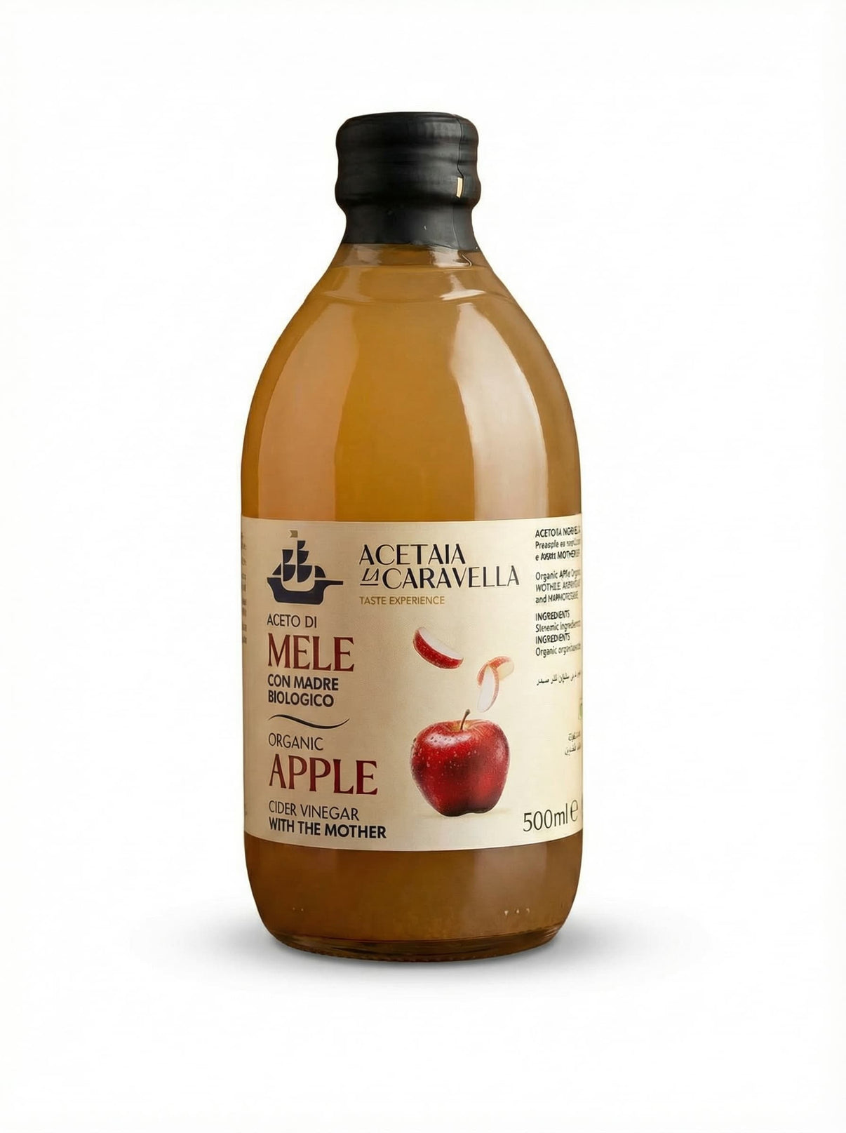 Acetaia La Caravella Organic Apple Cider Vinegar With Mothers 500ml ...